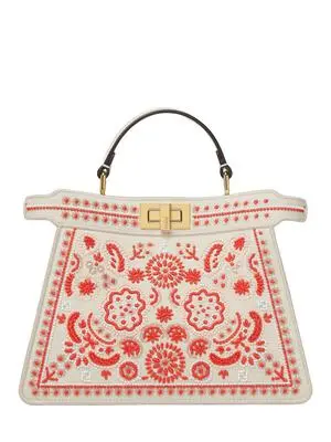 FENDI Fendi Embroidered Canvas Bag