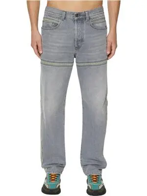DIESEL® D-mand Mid-rise Straight Jeans - Gray