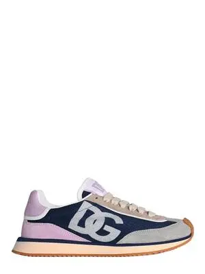 Dolce & Gabbana Logo Printed Low-top Sneakers - Multicolor