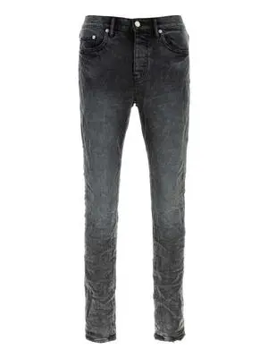 PURPLE BRAND Vintage Wash Stretch Jeans - Black