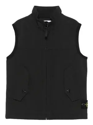 Stone Island Zipper Vest - Black