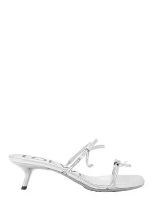 LOEWE Loewe Petal Metallic Sandals