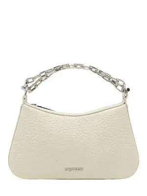 Alexander McQueen T-bar Mini Handbag With Chain Strap - Cream