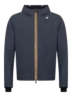 K-WAY Zip-up Hooded Jacket - Black