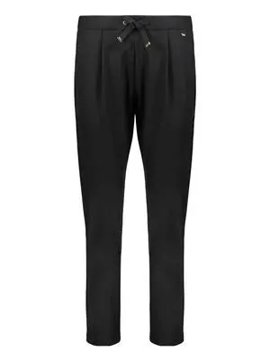 Herno Tapered Drawstring Pants - Black