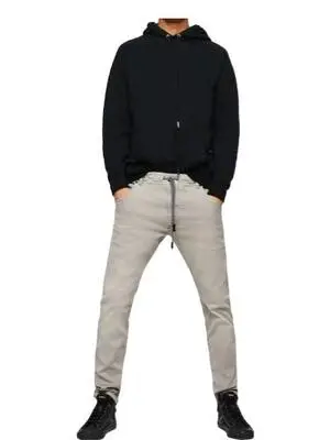 DIESEL® Straight-leg Drawstring Pants - Grey