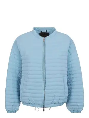 MOORER Long-sleeved Quilted Down Jacket - Blue