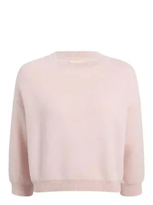Khaite Sabina Long-sleeve Sweater - Blush
