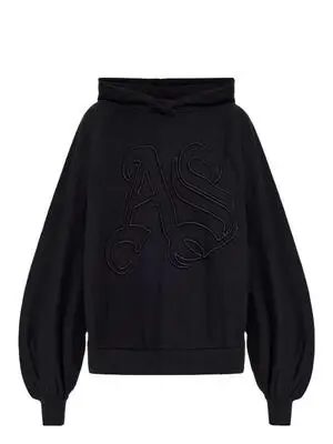 ALLSAINTS Artia Logo Hooded Sweater - Black