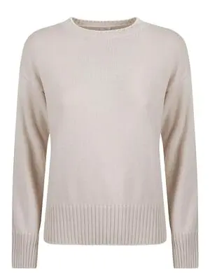 Eleventy Crew Neck Knitted Sweater - Nude