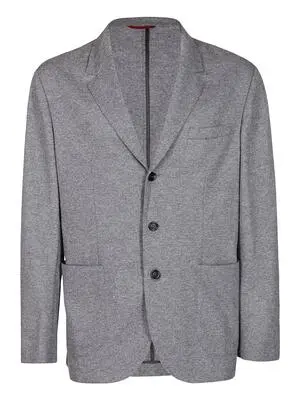 Brunello Cucinelli Brunello Cucinelli Single Breasted Jersey Blazer Grey