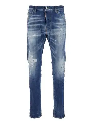 Dsquared2 Distressed Skinny Jeans - Blue