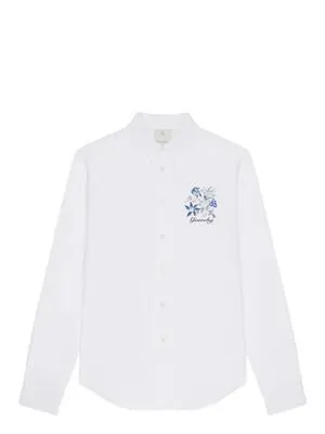 Givenchy Logo Long-sleeved Shirt - White