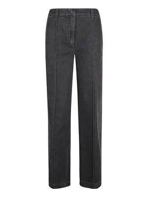 Eleventy Tailored Straight-leg Pants - Black
