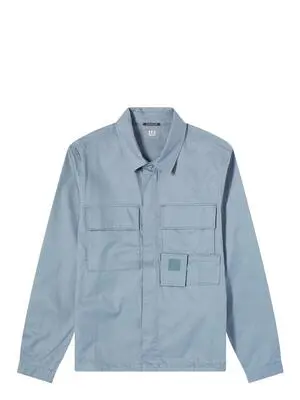 C.P. COMPANY Long-sleeved Casual Jacket With Chest Pockets And Adjustable Hem - Blue