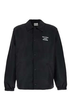 DROLE DE MONSIEUR Drôle De Monsieur Slogan Button-Up Jacket