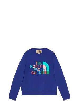 Gucci The North Face X Logo Sweatshirt - Blue