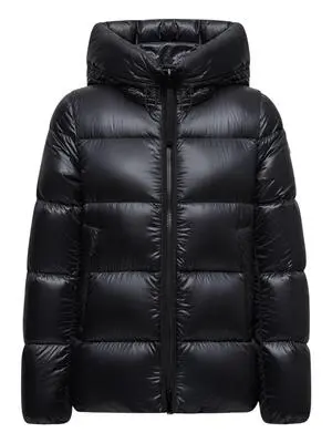 Moncler Serittes Zip-Up Puffer Jacket Black