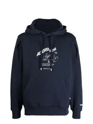 ADER ERROR Oversized Embroidered Hooded Sweatshirt - No