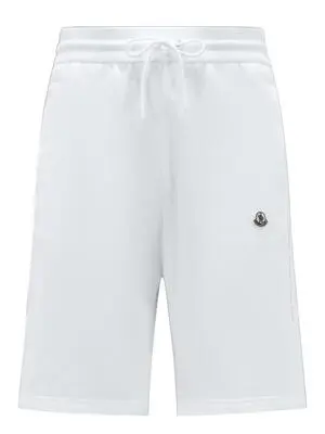 Moncler Frgmt Jersey Bermuda Shorts - Optical White