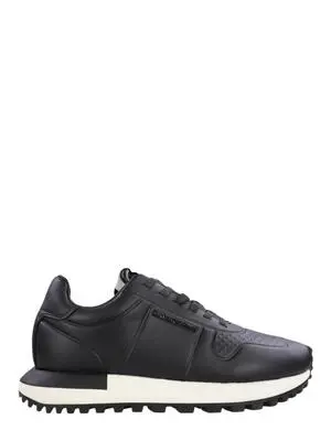 Emporio Armani Lace-up Sneakers - Black