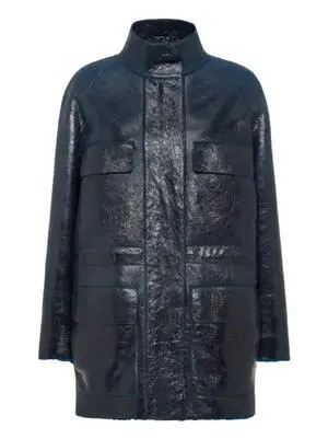 Fendi High-neck Long Sleeve Jacket - Light Blue