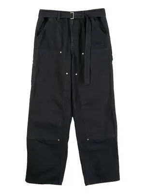 SACAI Sacai X Carhartt WIP Logo Patch Belted Pants