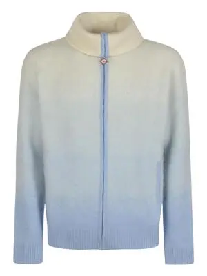 Casablanca Fluffy Gradient Zip Jacket - Gray