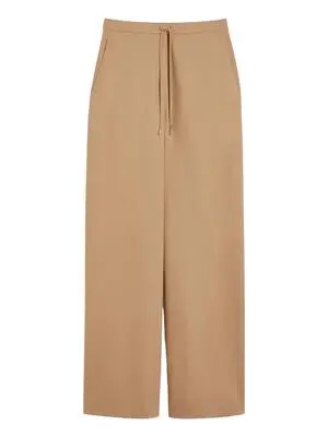 Max Mara Max Mara Studio Denaro Wide-Leg Trousers Camel