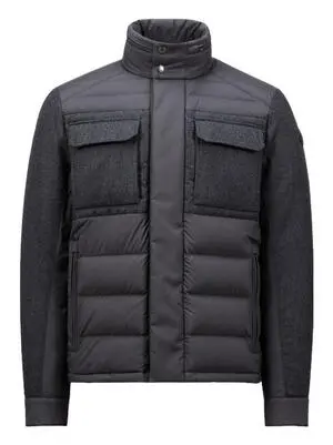 Moncler Vallanta Padded Jacket - Dark Gray