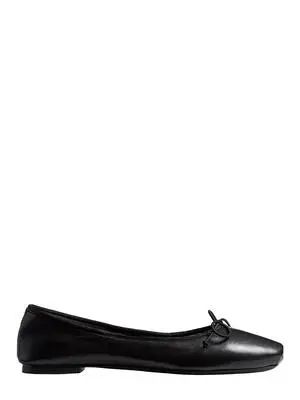 Khaite Charlotte Ballerina Flats - Black