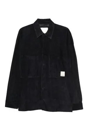 Emporio Armani Button-front Overshirt - Black