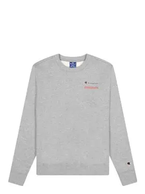CHAMPION Champion Printed Crew Neck Long Sleeve Sweater