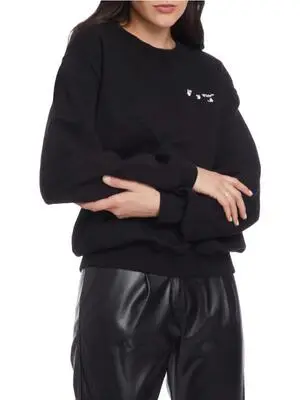 Off-White Crewneck Sweatshirt - Black
