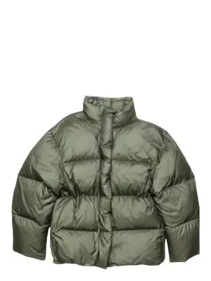 Acne Studios High Collar Padded Jacket - Dark Green