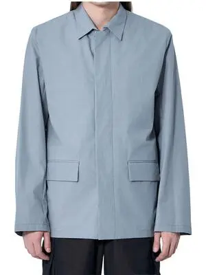 RIER Poplin Shirt Jacket - Grey
