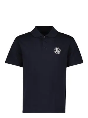 Givenchy Logo-jacquard Short-sleeved Polo Shirt - Black