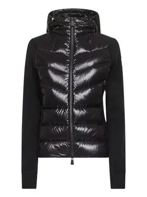 Moncler Zip-up Hooded Jacket - Black