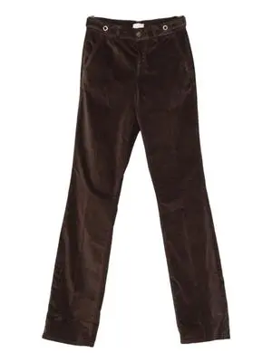 Liu Jo Corduroy Straight-leg Trousers - Black