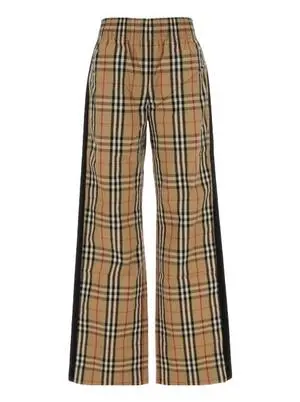 Burberry Straight-leg Checked Trousers - Multi-color