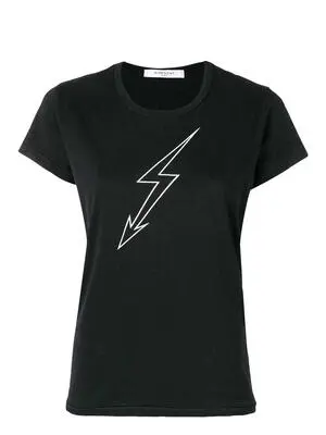 Givenchy Lightning Print T-shirt - Black