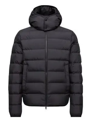 Moncler Montbrocq Hooded Short Down Jacket - Black