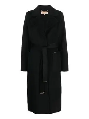 Michael Kors Double Breasted Trench Coat - Black