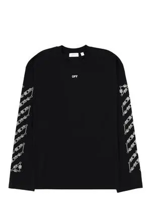Off-White Graphic Logo Long-sleeve T-shirt - Black