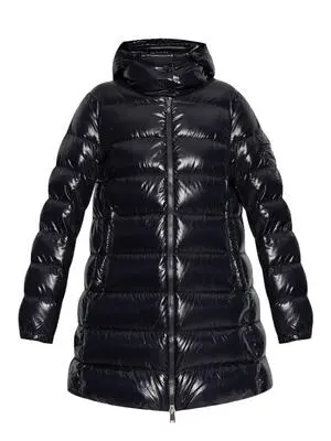 Moncler Courecelles Zip-up Padded Jacket With Hood - Midnight Blue