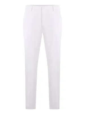 DONDUP Slim-fit Gabardine Pants - White