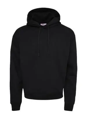 Martine Rose Logo-printed Drawstring Oversized Hoodie - Black