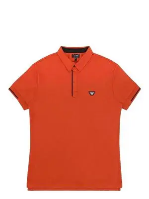 Emporio Armani Logo Polo Shirt - Red
