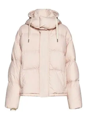 Ami Logo-patch Padded Jacket - Pink