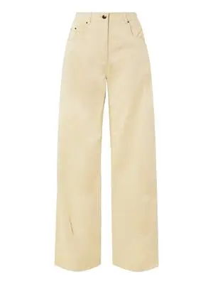 16Arlington Logo Straight Leg Casual Pants - Nude